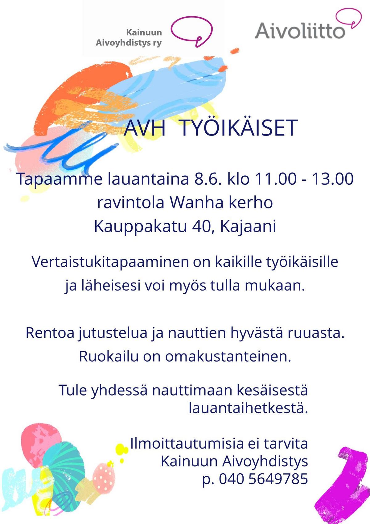 AVH-työikäiset - Kainuun Aivoyhdistys ry